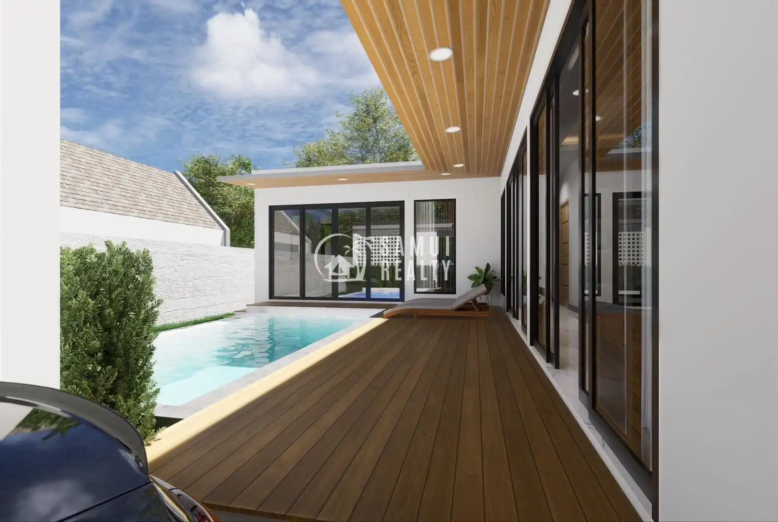 Nordic Delight: L-Shaped Luxury Pool Villas - Samui Realty | Samui Realty